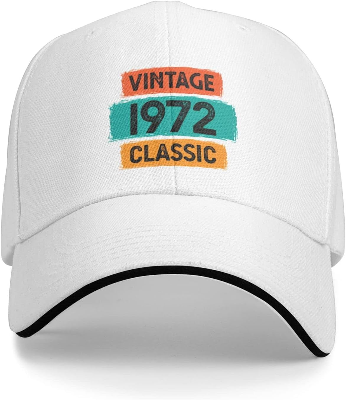 Funny 50th Birthday Trucker Hat Vintage 1972 Baseball Cap Retro 50th ...
