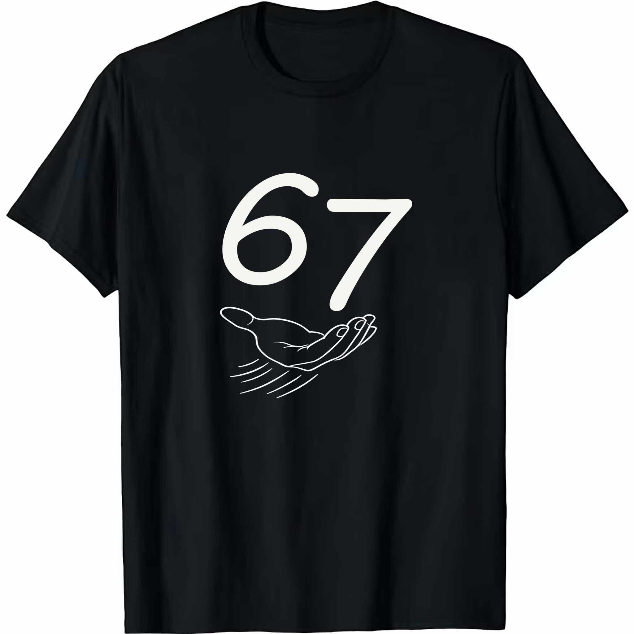 Funny 6-7 6 7 Humorous 67 Slang 6-7 Meme T-shirt - Walmart.com