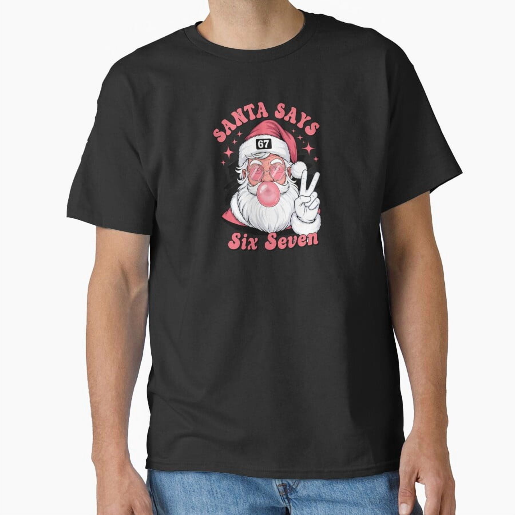 Funny 6 7 Meme Vintage St. Nick Chewing Gum Pop Art H5913 T-Shirt, for ...