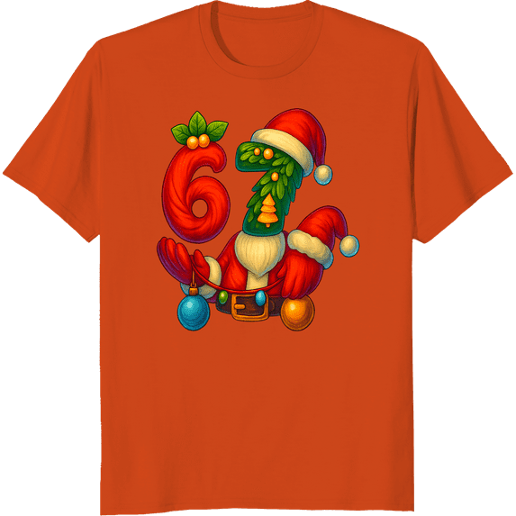 Funny 6-7 Santa 67 six Seven Meme Christmas Holiday Family T-Shirt ...
