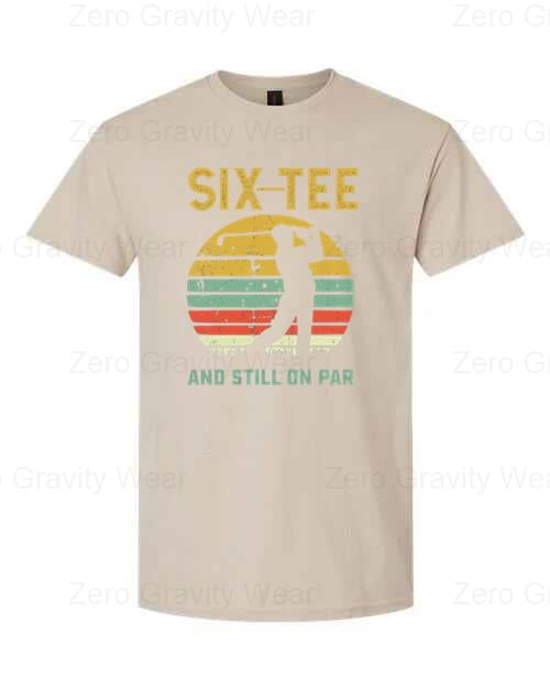 Funny 60th Birthday Golf TShirt Gift for Men Turning Sixty Years Old ...