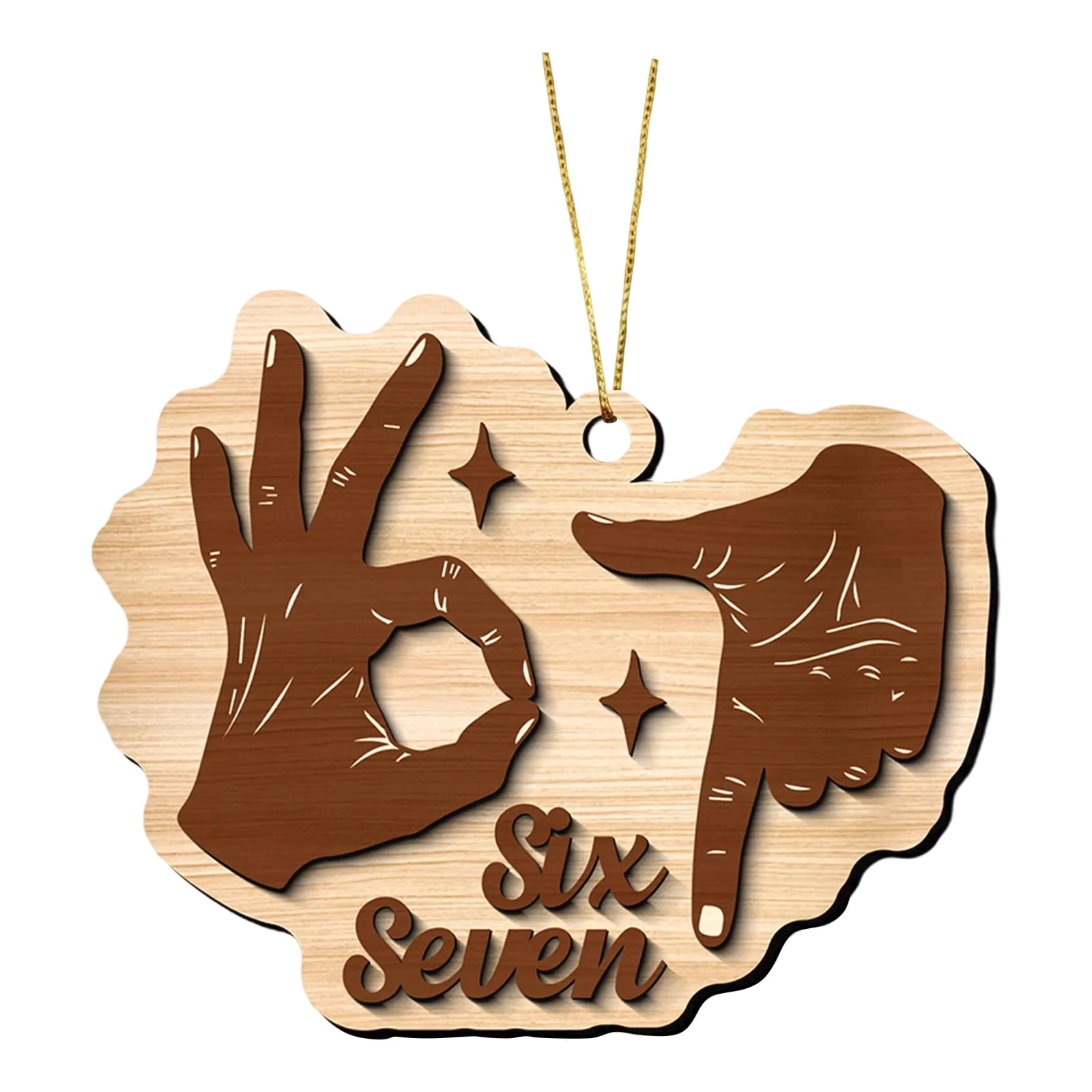 Funny 67 Christmas Ornament for Xmas Tree 2026 - Popular Six Seven Meme ...