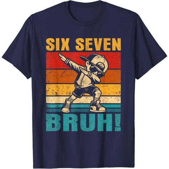 Funny 67 Meme Gen Alpha Slang Dabbing Graphic T-Shirt - Walmart.com