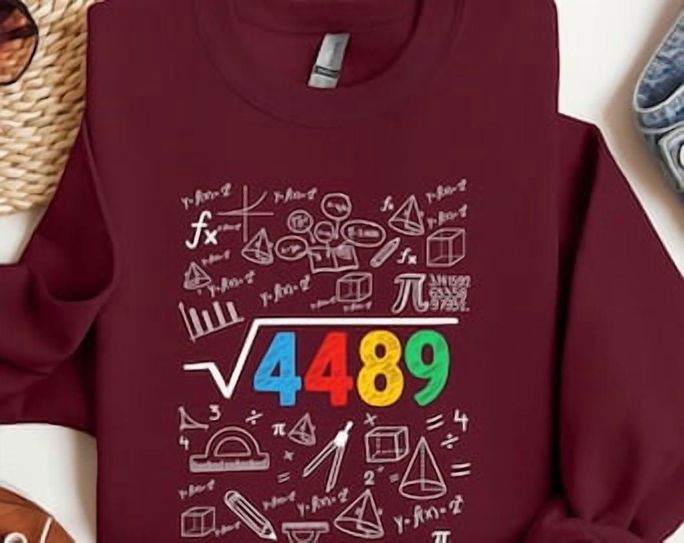Funny 67 Meme Square Root 4489, Six Seven Math Teacher Slang Gift ...