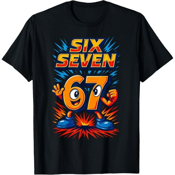 Funny 6 7 Football Six Seven Football 67 adult Men Women T-Shirt ...
