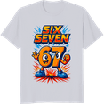 Funny 67 Six Seven Italian Brainrot Boys Girls 6 7 Meme Youth T-Shirt ...
