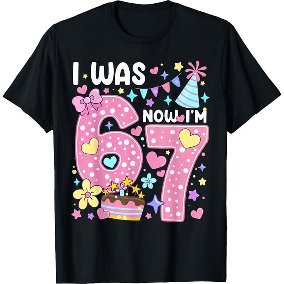 Funny 7th Birthday T-Shirt for 7 Year Old - Six Seven I'm 7 Celebration ...