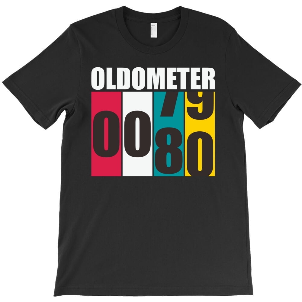 Funny 80th Birthday Oldometer Gag Gift Turning 80 Years Old Humor ...