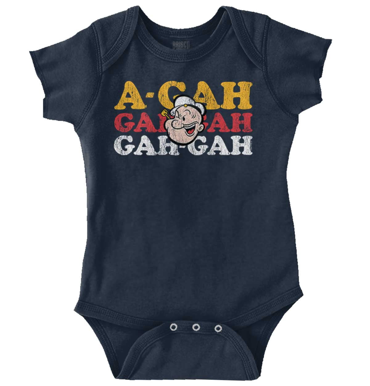Funny A-Gah Popeye The Sailor Laugh Romper Boys or Girls Infant Baby ...