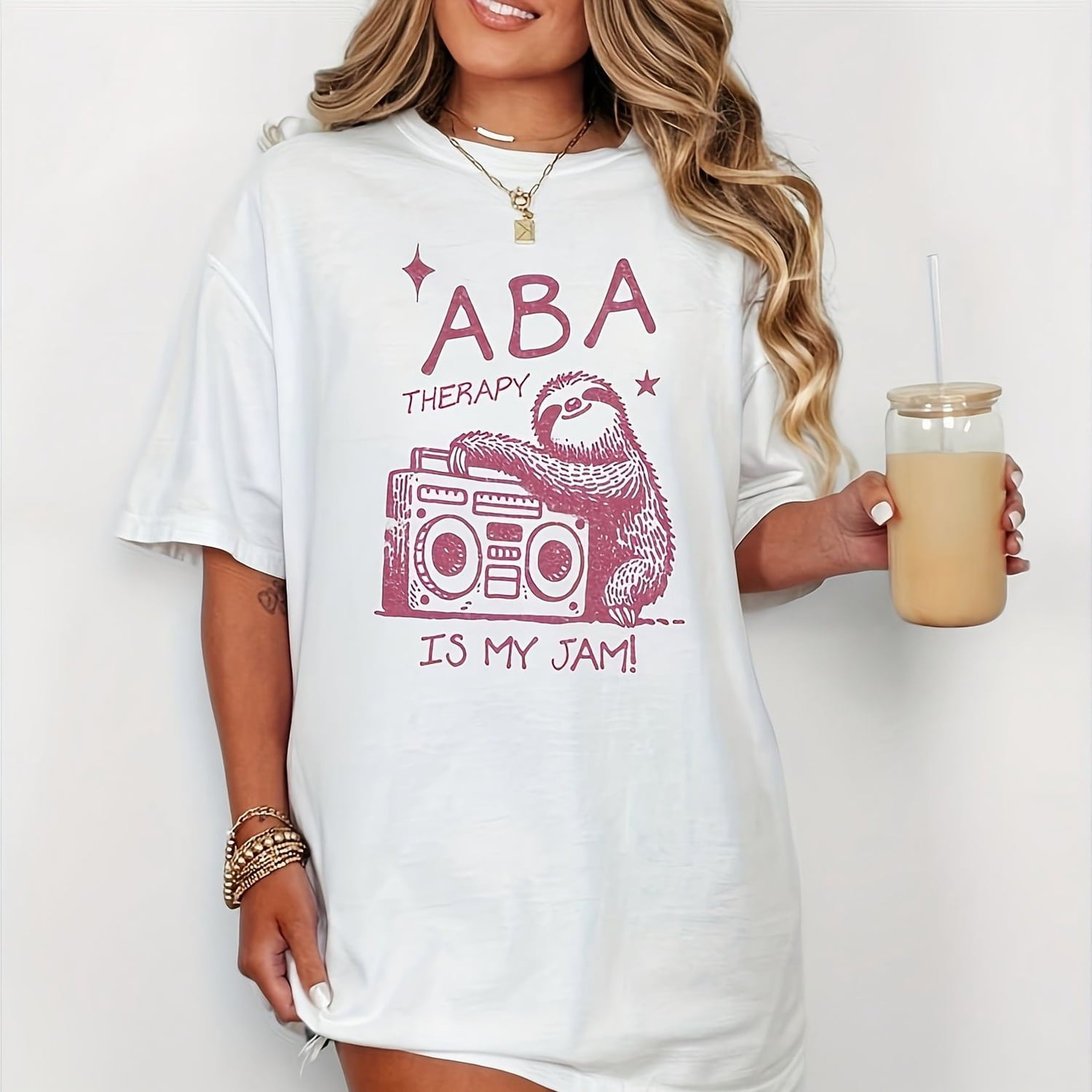 Funny ABA Therapy Is My Jam , Beor t Meme T-S1Hirt, Registered Beor ...