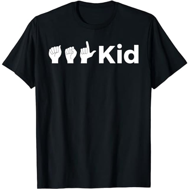 Funny ASL Kid American Sign Language T-Shirt - Walmart.com