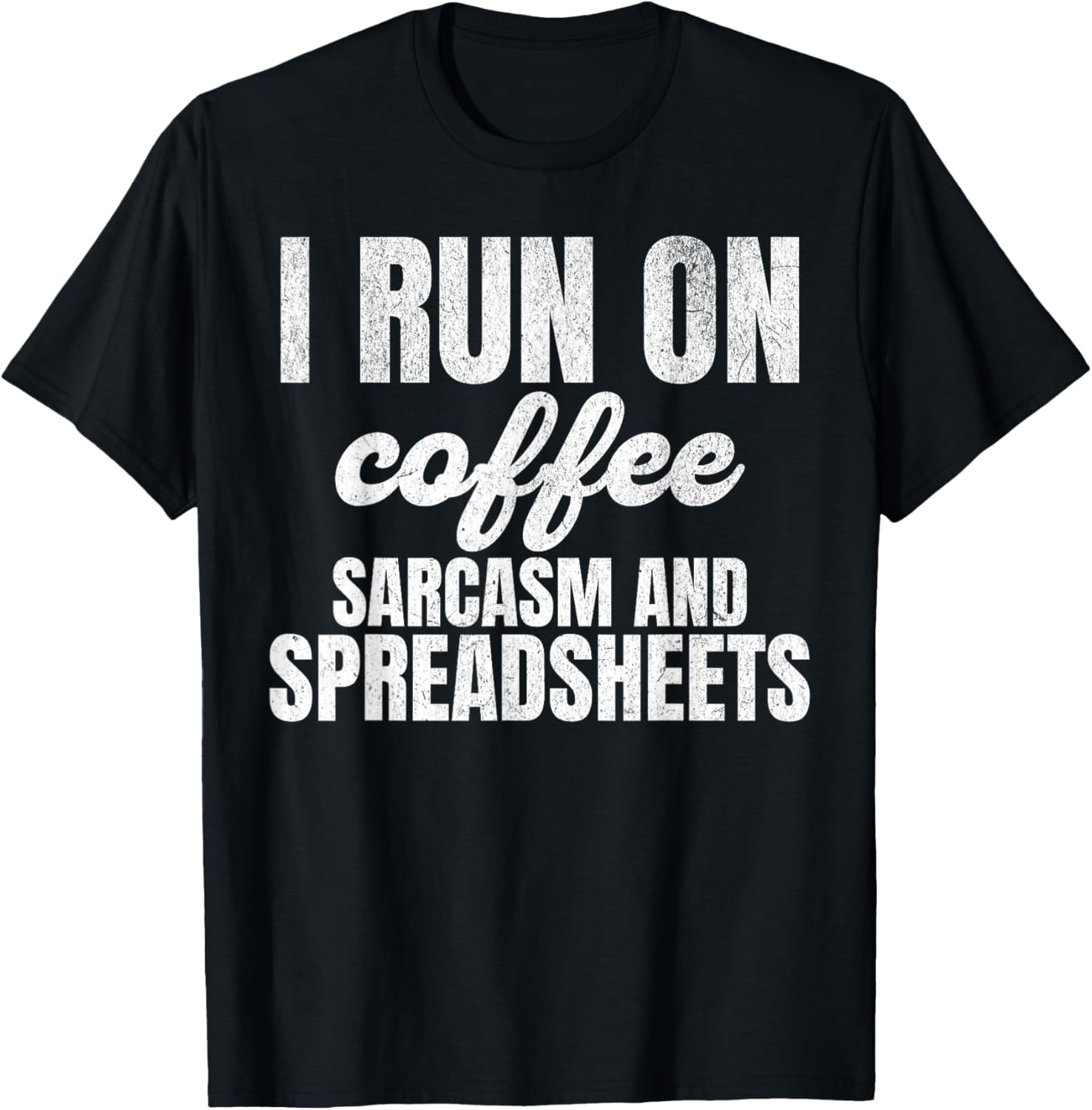 Funny Accountant Data Analyst Analysis Coffee Spreadsheet T-Shirt ...