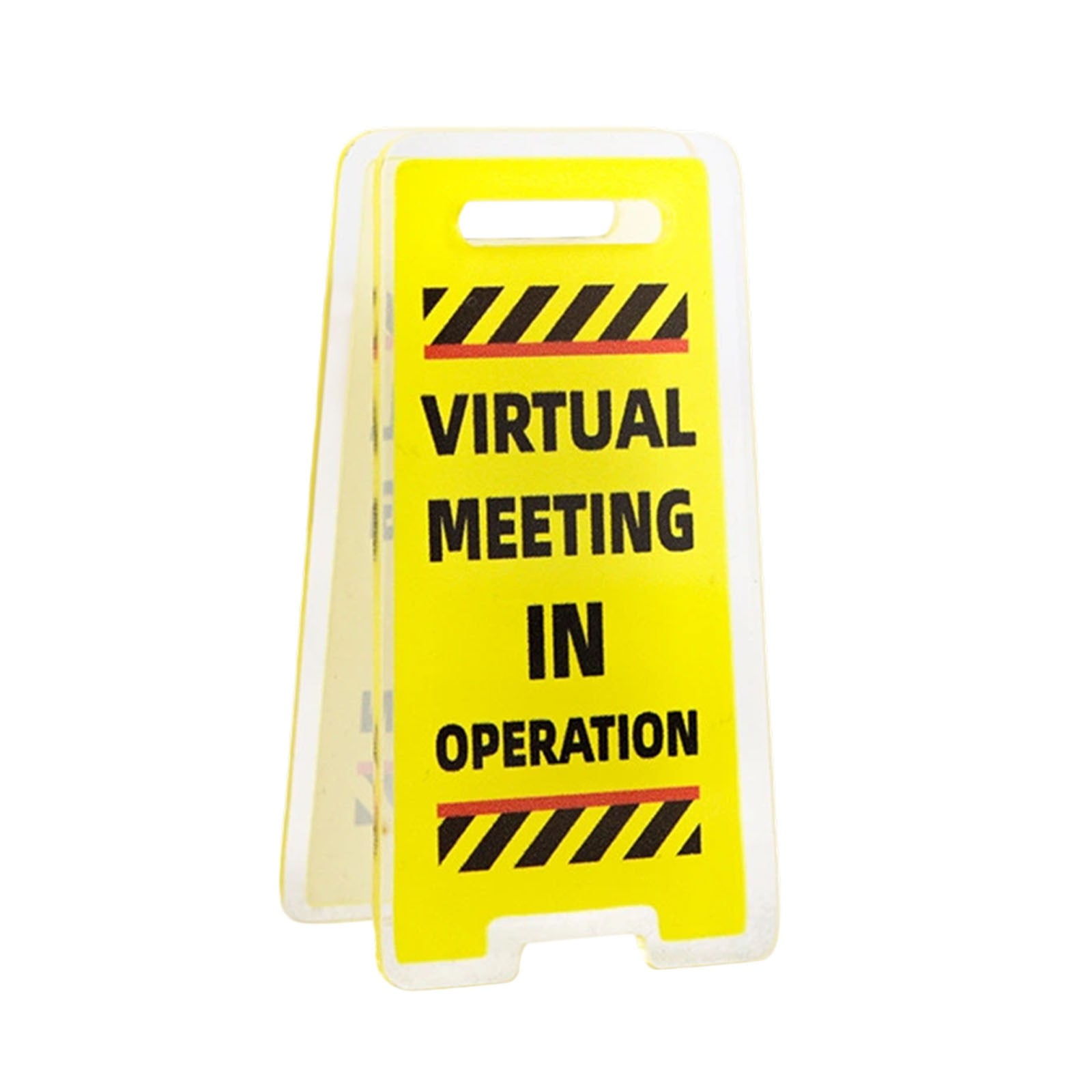Funny Acrylic Desk Sign, Humorous Office Decor Memo Note Clip Holder ...