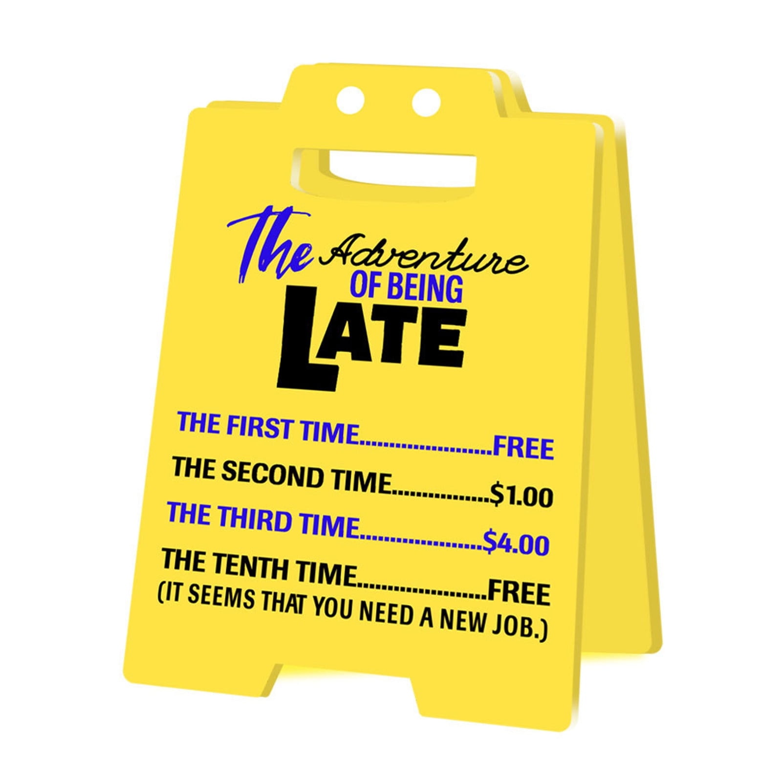 "Funny Acrylic Office Desk Sign Motivational Work Prank Gift for ...