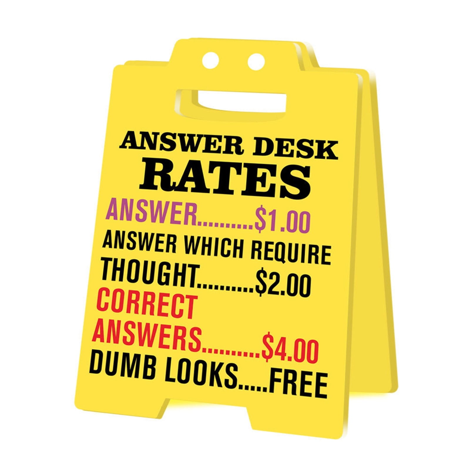 "Funny Acrylic Office Desk Sign Motivational Work Prank Gift for ...