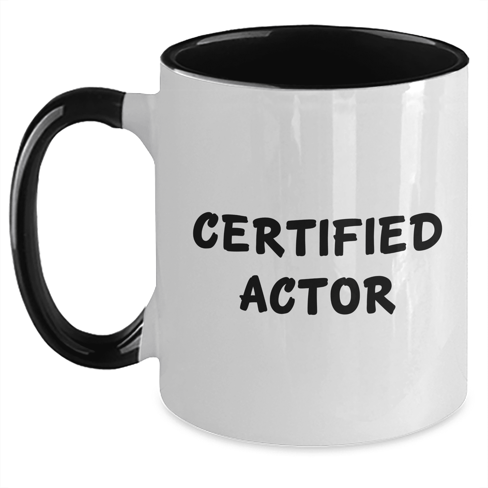 Funny Actor Quotes Two Tone Coffee Mugs Gifts from Men to Actor Friends ...