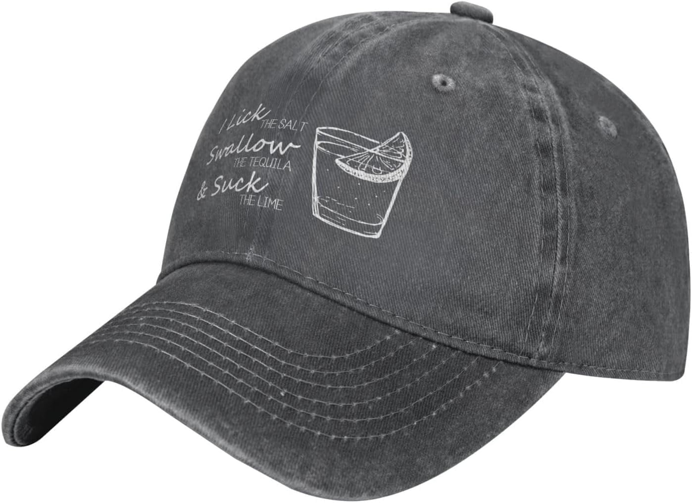 Funny Adult Humor Drinking Vintage Hats for Men I Licks The Salt ...