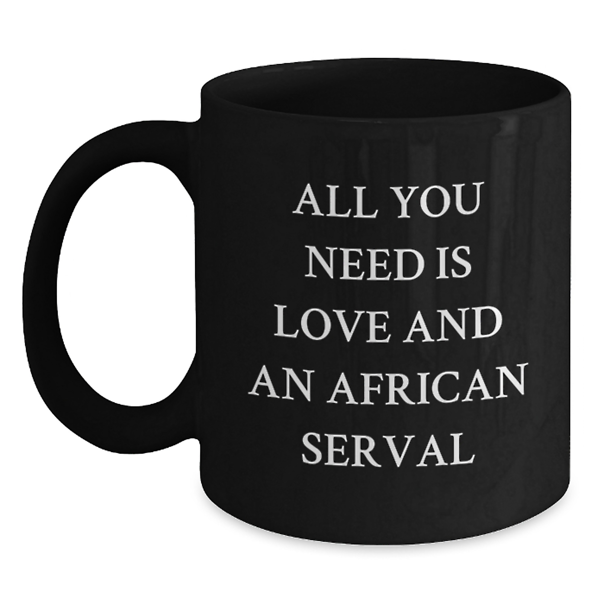 Funny African Serval Cat Gifts for Men from Friends, Birthday Unique ...