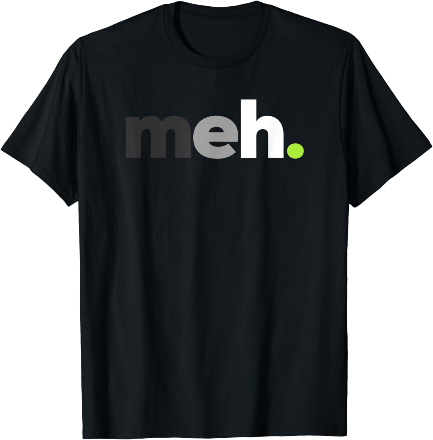 Funny Agender Pride meh, Nonbinary Gender Neutral LGBTQ Gift T-Shirt ...