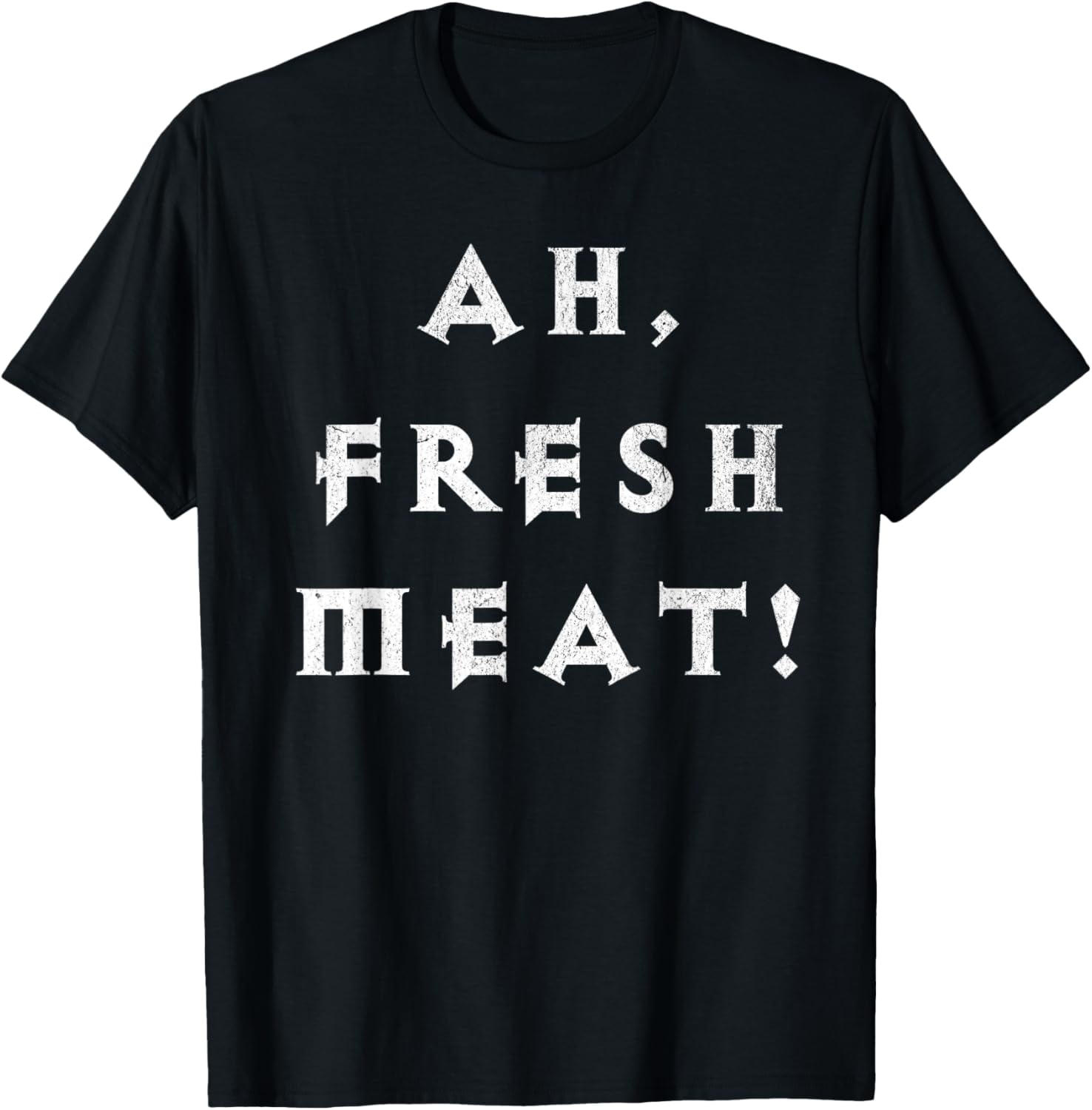Funny "Ah, Fresh Meat" Diablo inspired T-Shirt - Walmart.com