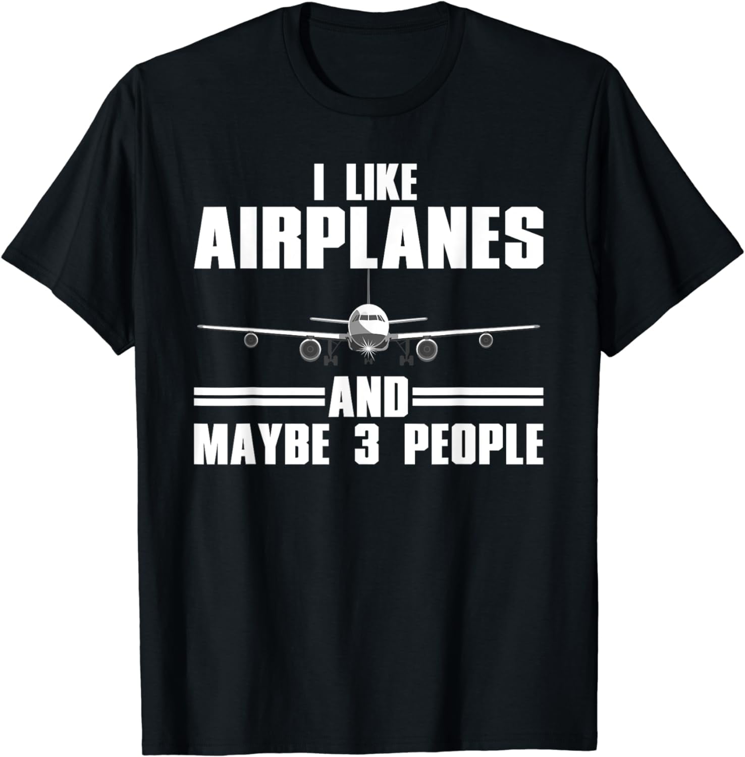 Funny Airplane Design For Men Women Aviation Aviator Pilot T-Shirt ...