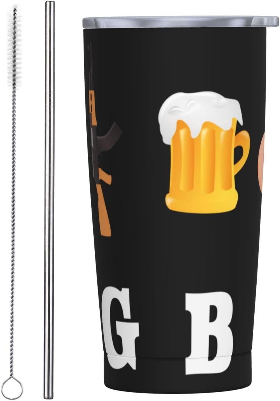 Funny Ak-47 Kalashnikov Vintage Russian Gun Stainless Steel Mug 304 ...