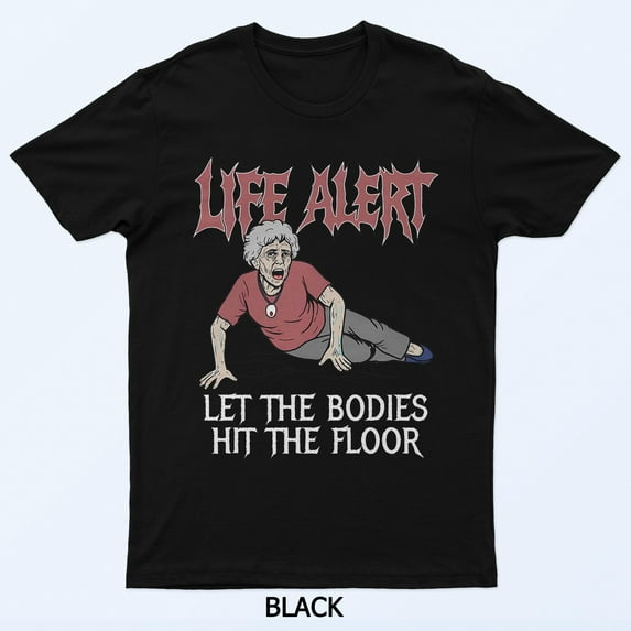 Funny Alert Parody Let The Beat Drop Humor Graphic Shirt - Walmart.com