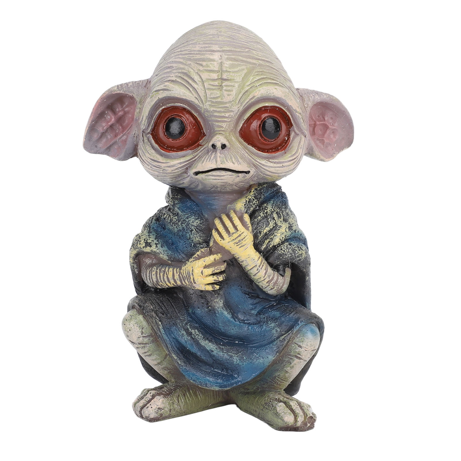 Funny Alien Garden Statue Mysterious Alien Figurine Miniature Fairy ...