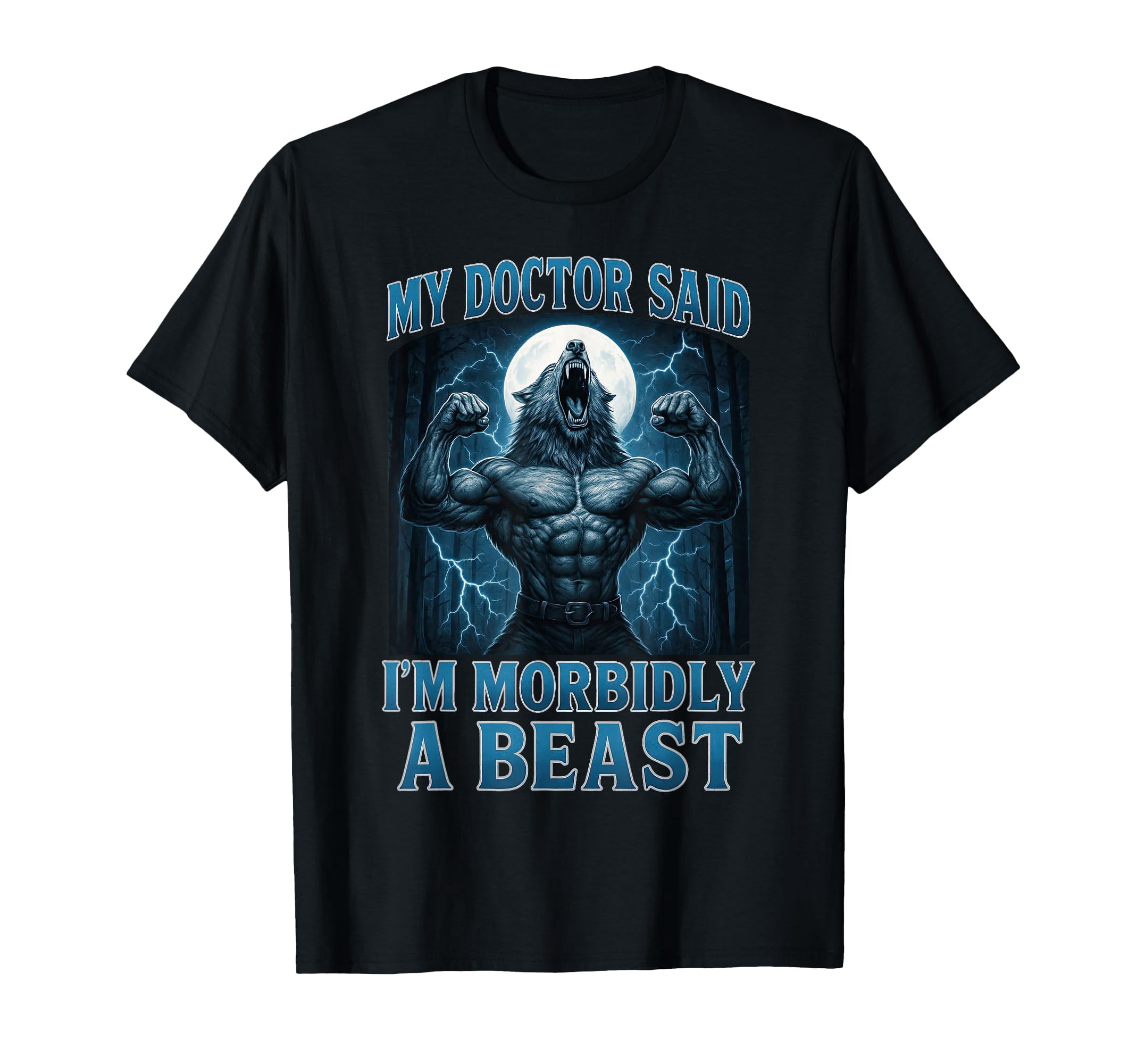 Funny Alpha Wolf Beast Meme T-Shirt for Men, Women, and Teens ...