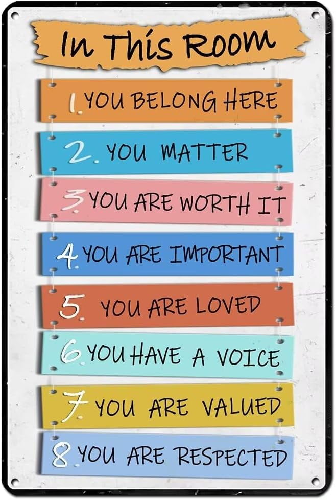 Funny Aluminum Metal Tin Sign,In This Room Office Decor Quotes Office ...