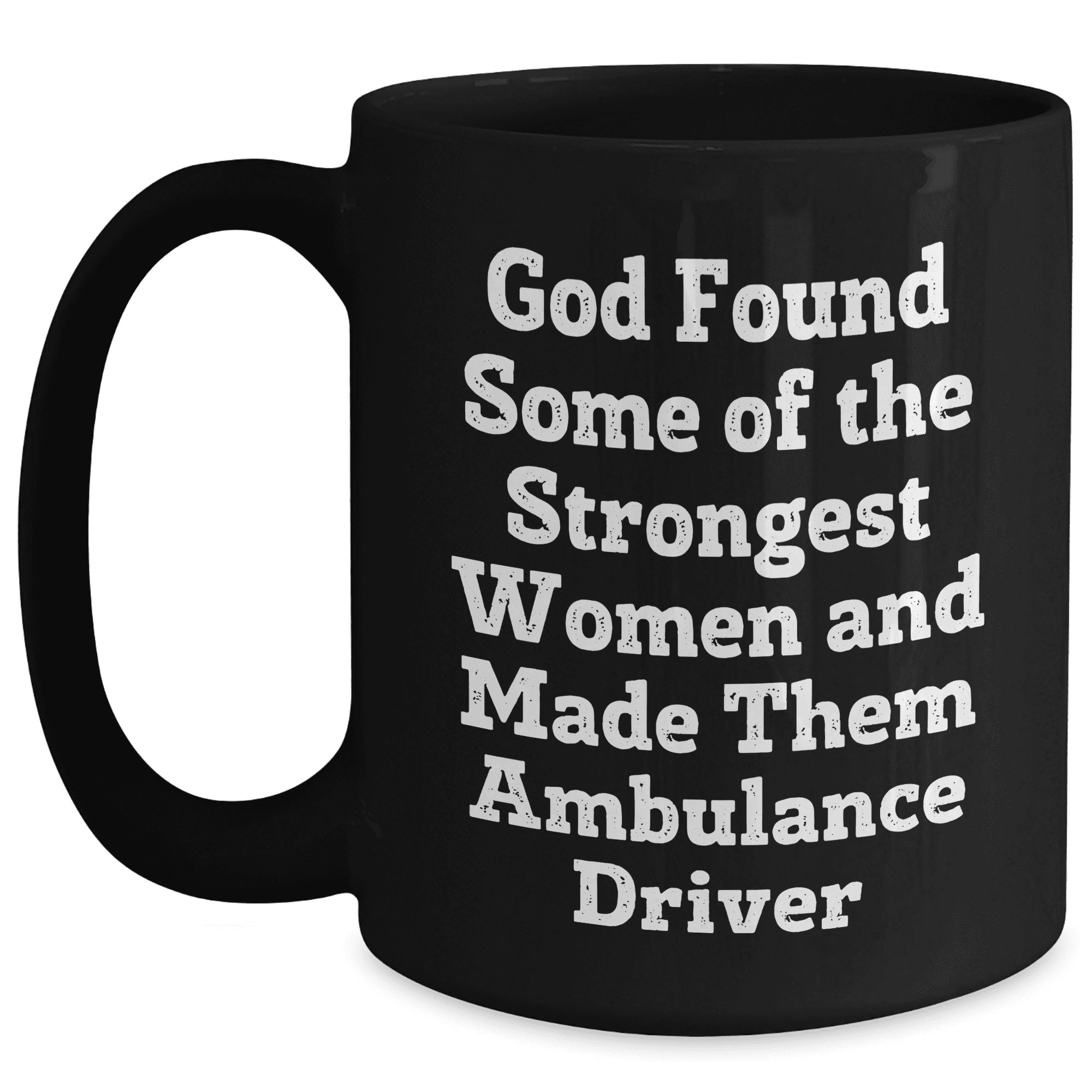 Funny Ambulance Driver Gifts from Friends, Black 11oz Coffee Mug for ...
