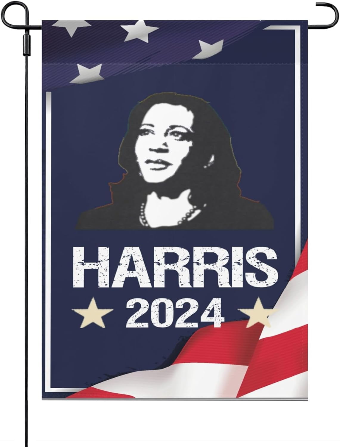 Funny America Election Vote Kamala Harriss 2024 President Garden Flags ...