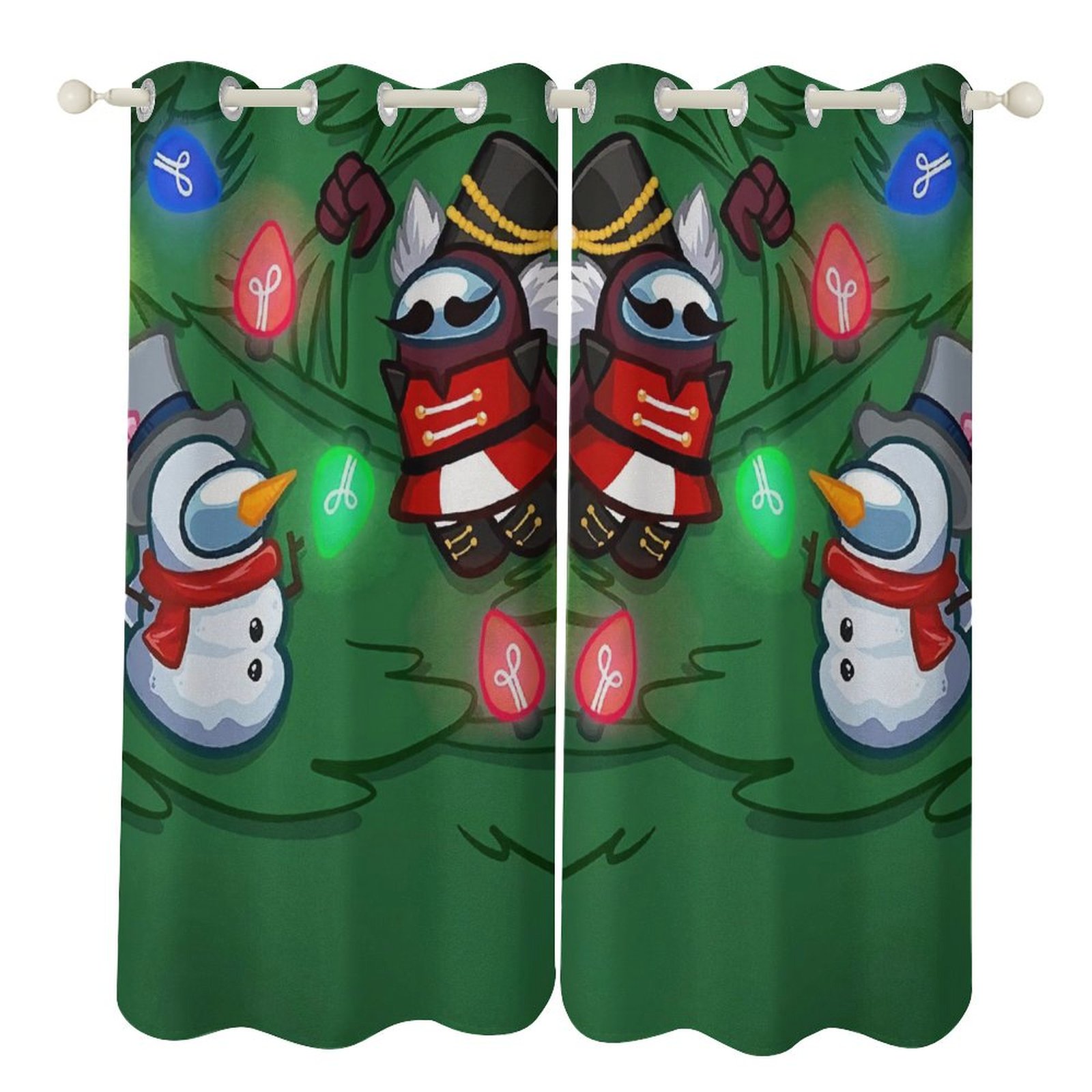 Funny Among-Us Imposter Crewmate Kids Curtains 52 X 84 Inch,Cartoon ...