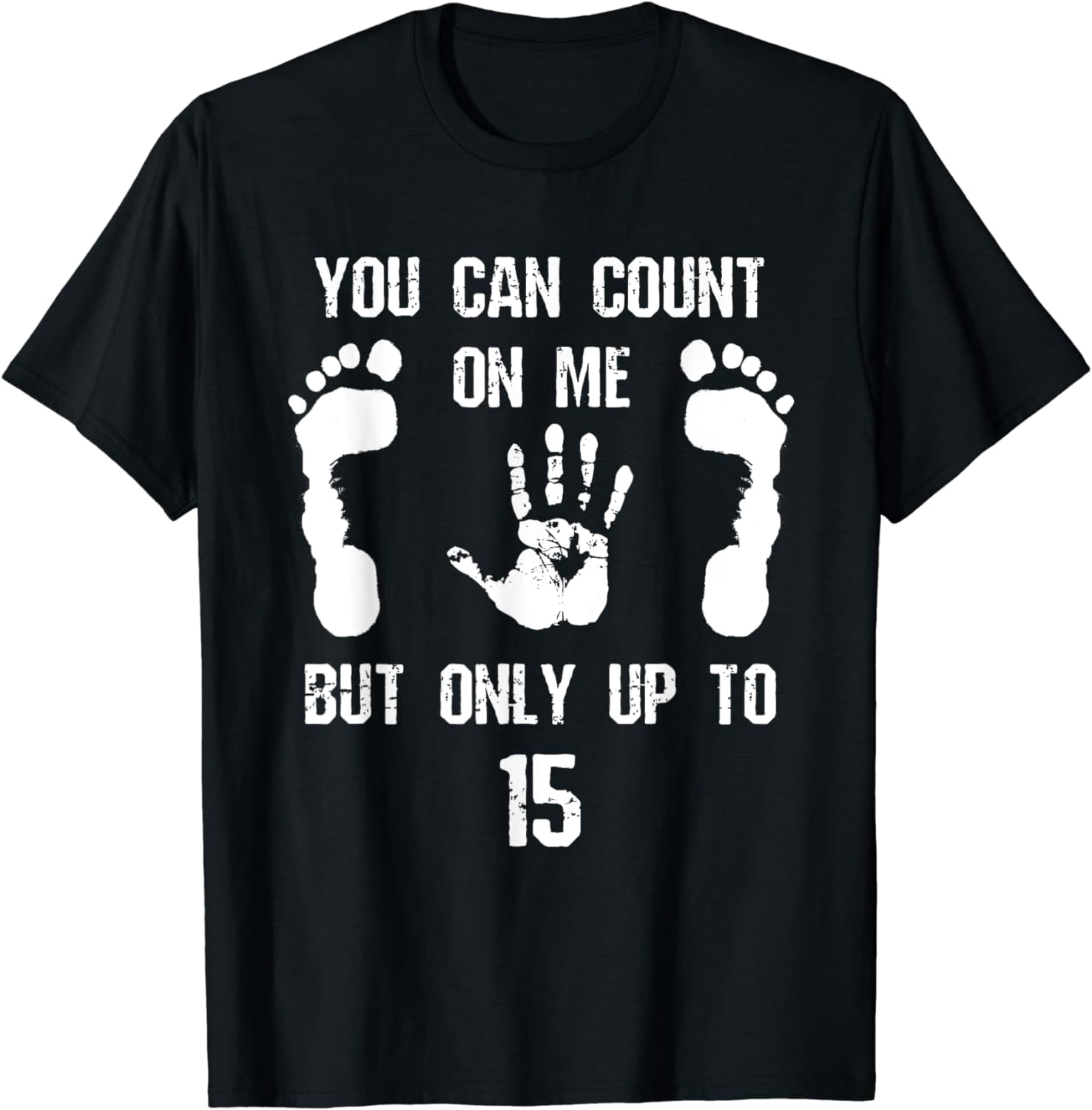 Funny Amputee Arm Hand Amputation Count On Me Disabled T-Shirt ...