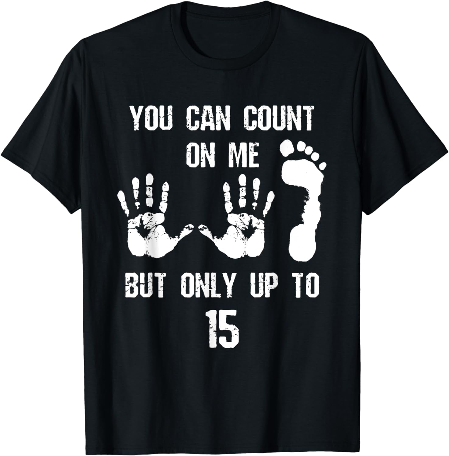 Funny Amputee Leg Foot Amputation Count On Me Disabled Joke T-Shirt ...