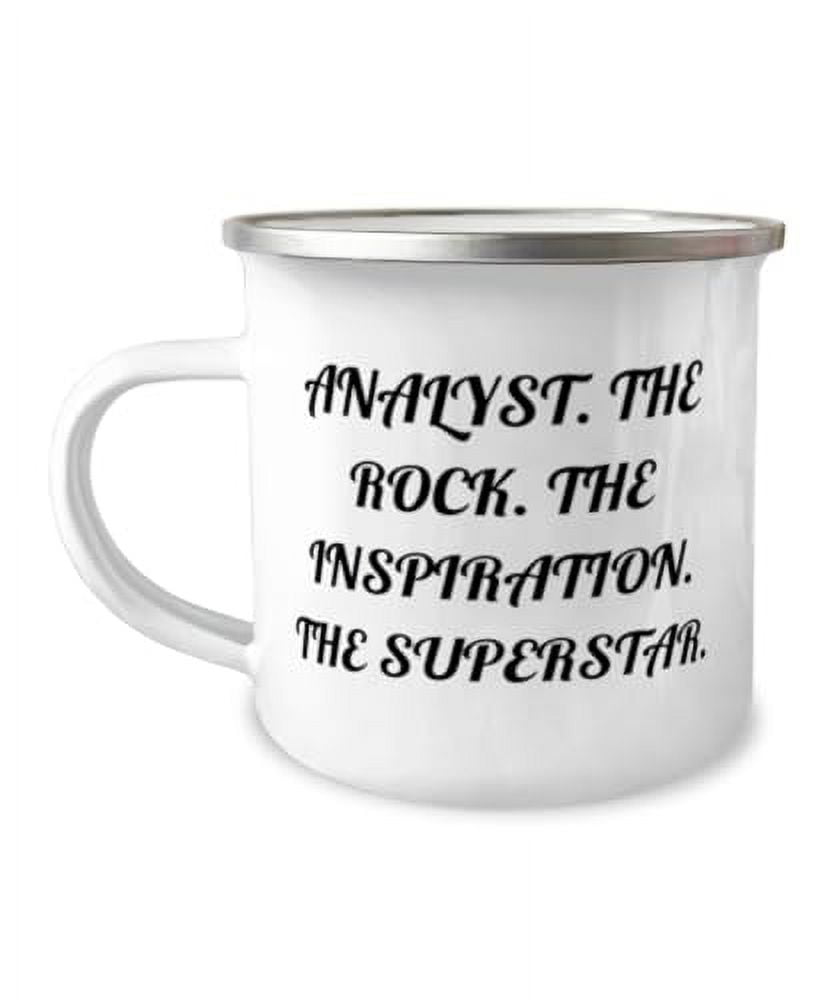 Funny Analyst Gifts, ANALYST. THE ROCK. THE INSPIRATION. THE SUPERSTAR ...