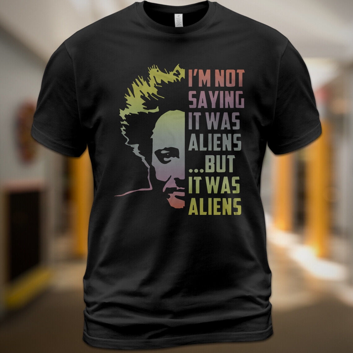 Funny Ancient Astronaut Theory Meme UFO Aliens Graphic Shirt - Walmart.com