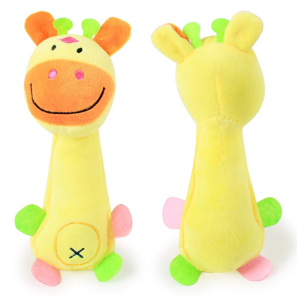 Funny Animal Shape Pet Puppy Dog Toys Soft Plush Sound Squeaky Chew Toy ...