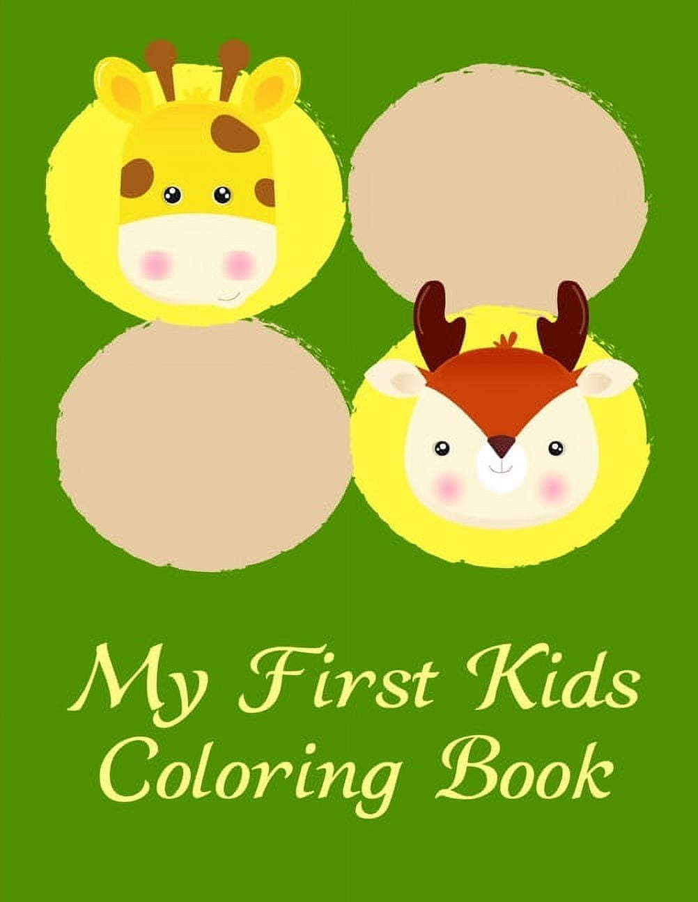 Funny Animals: My First Kids Coloring Book: Funny Animals Coloring ...