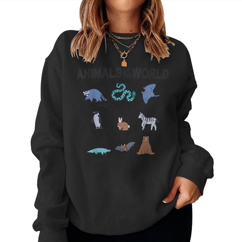 Funny Animals Of The World Trash Panda Danger Noodle Graphic Pullover ...