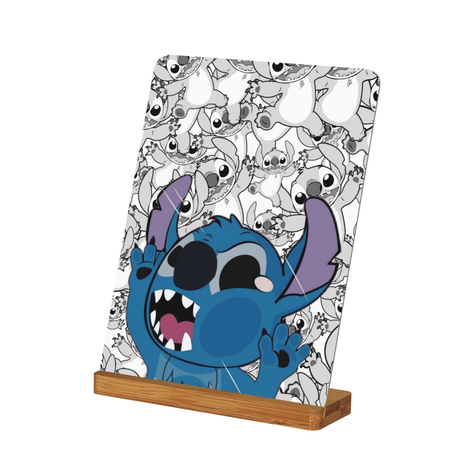 Funny Anime Lilo and Stitch Metal Picture Frame with Easel Metal ...