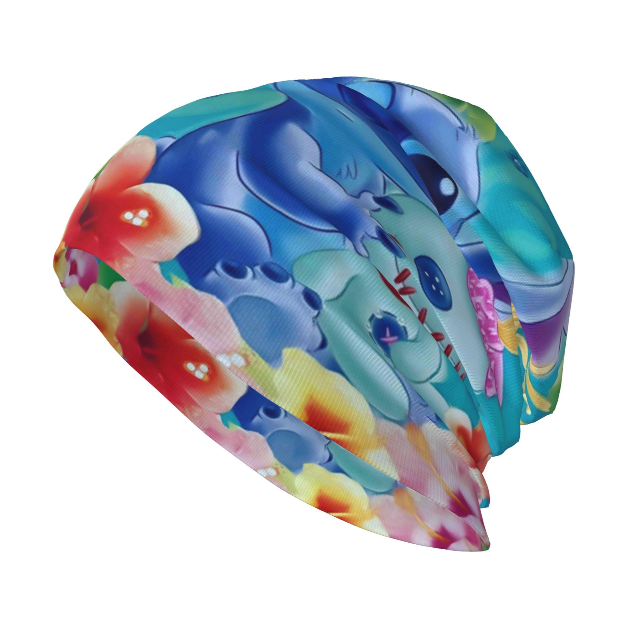 Funny Anime Lilo and Stitch angel Beanie Chemo Hat Cancer Headwear ...