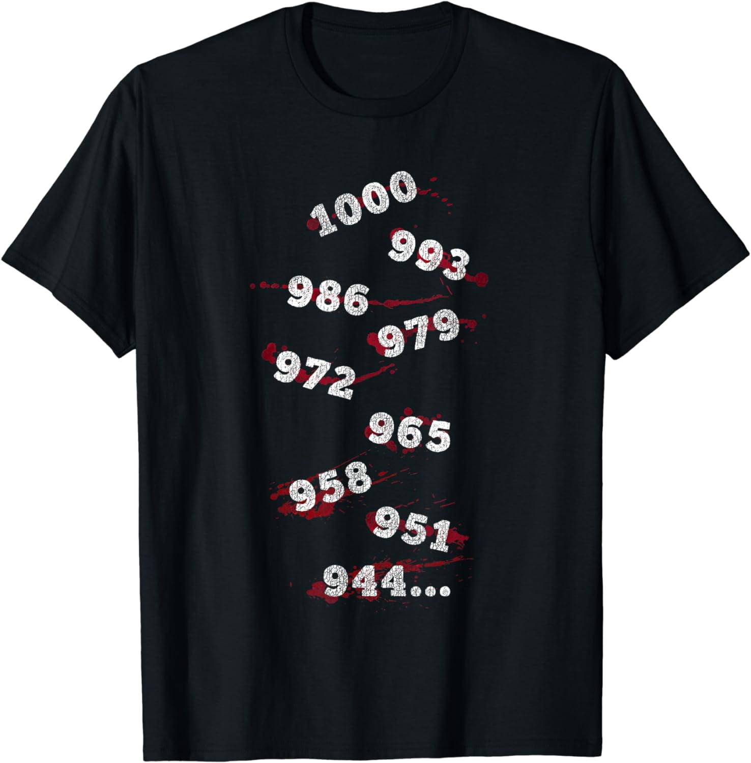 Funny Anime Manga Otaku 1000 Minus 7 T-Shirt - Walmart.com