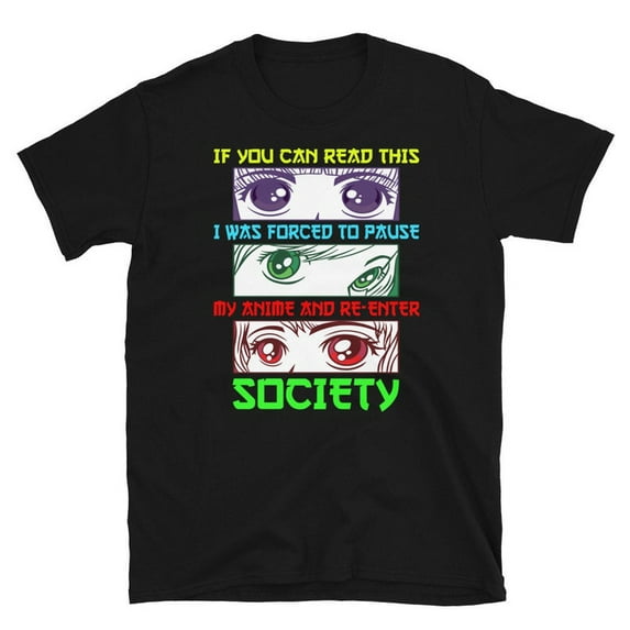 Funny Anime Shirt Japanese Animation Gift Otaku Humor Graphic Tee,for ...