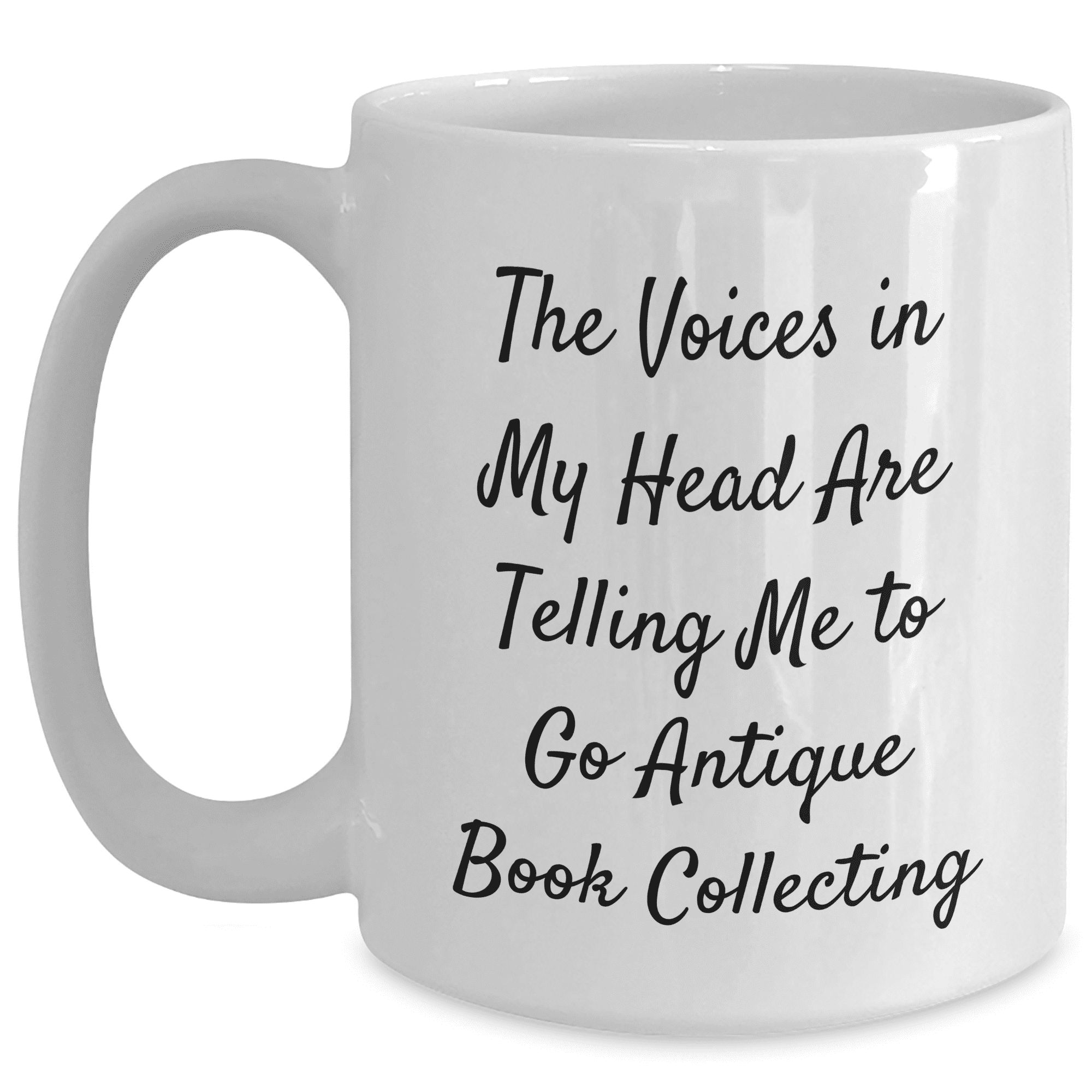 Funny Antique Book Collecting Gifts for Men from Friends - Unique White ...