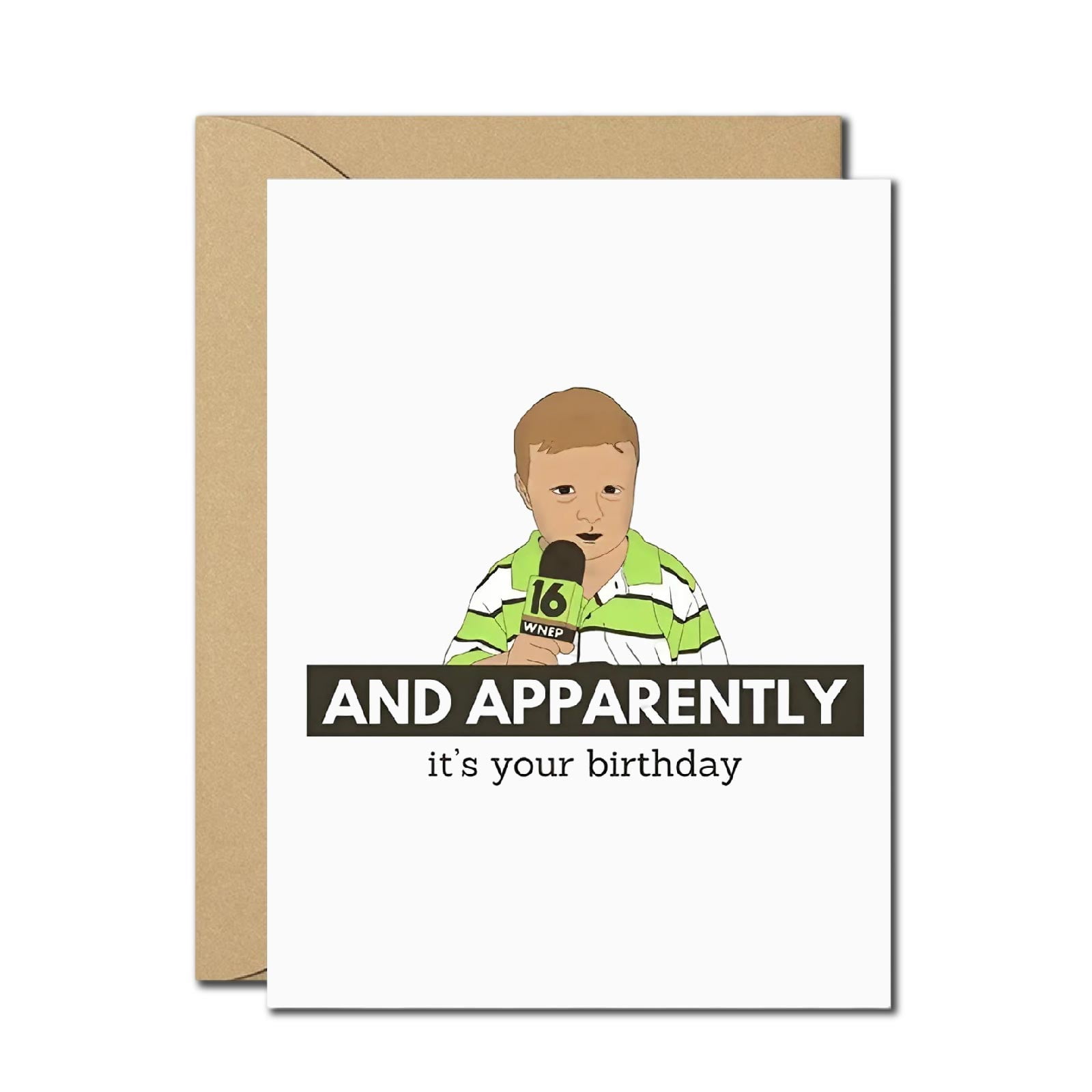 Funny Apparently Kid Birthday Card – Meme-Inspired Birthday Greeting ...