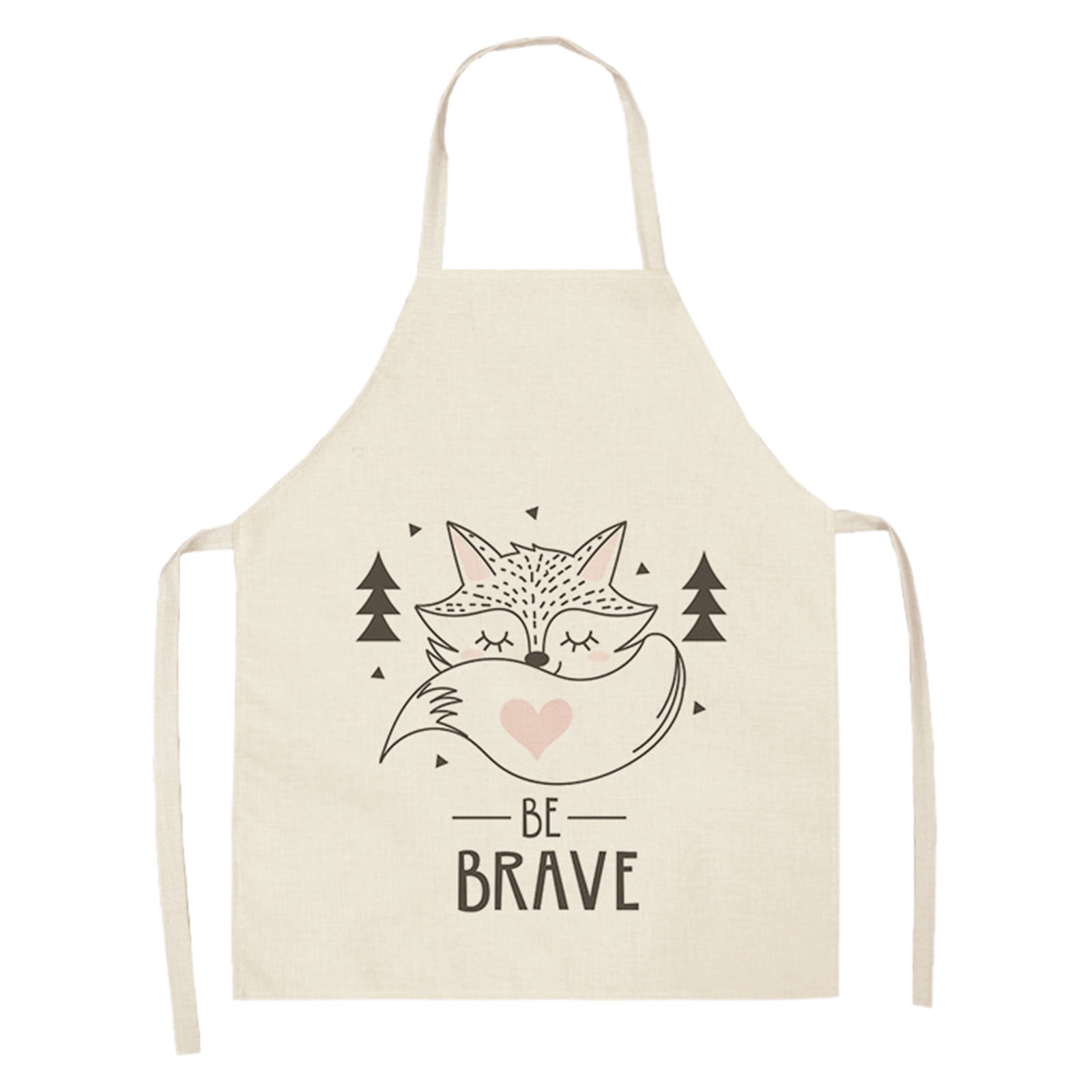 Funny Apron 1pc Parent Adult The Family Kitchen Lovely Print Linen ...