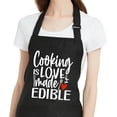 Funny Aprons for Women with Pockets, Adjustable Kitchen Apron for ...