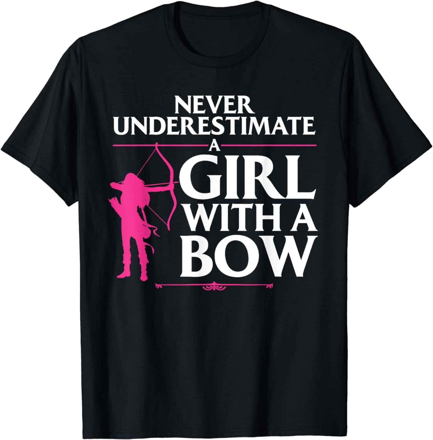 Funny Archery Design For Girls Women Bowhunter Fans Archery T-Shirt - Walmart.com
