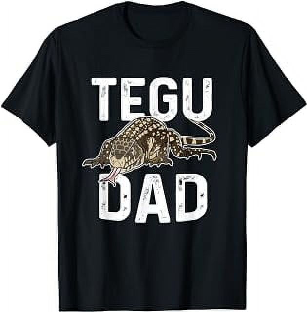 Funny Argentine Black and White Tegu Dad Gift Giant Lizard T-Shirt ...